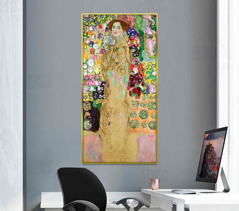 Gustav Klimt Dame maria Munk 1917/18 Fine Art Poster in - Etsy