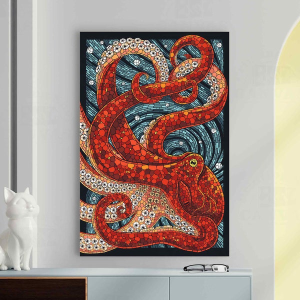 Octopus Art Print - Etsy