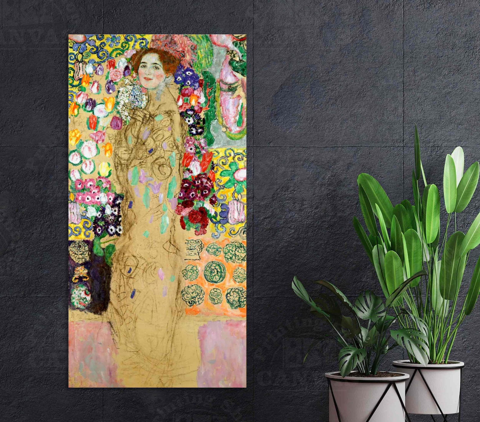 Gustav Klimt Dame maria Munk 1917/18 Fine Art Poster in - Etsy