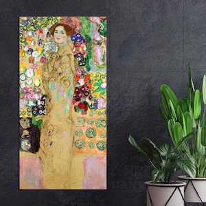 Gustav Klimt Dame (maria Munk) 1917/18 Fine Art Poster in Decor ...