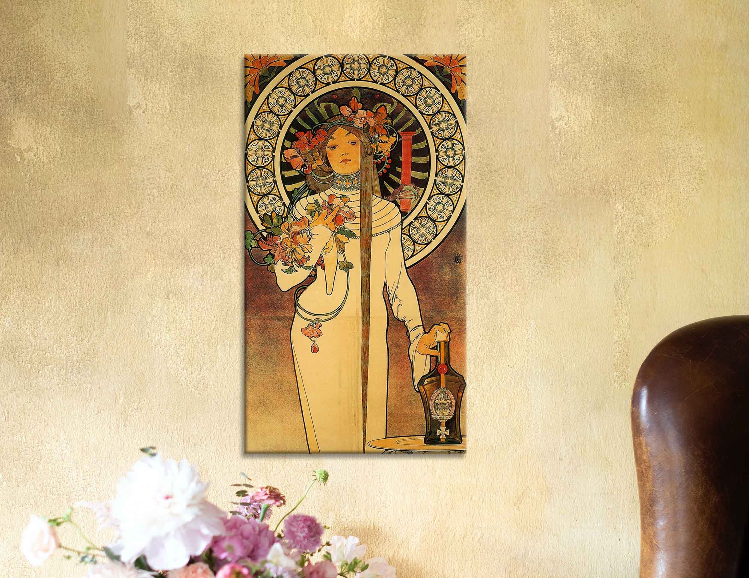 Art Nouveau Poster, the Trappistine by Mucha, Vintage Poster, Stunning ...