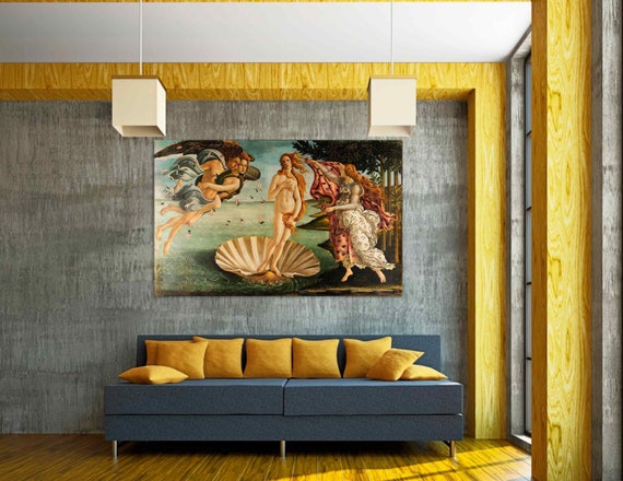 The Birth of Venus 1485 by Sandro Botticelli Canvas Fine Art | Etsy