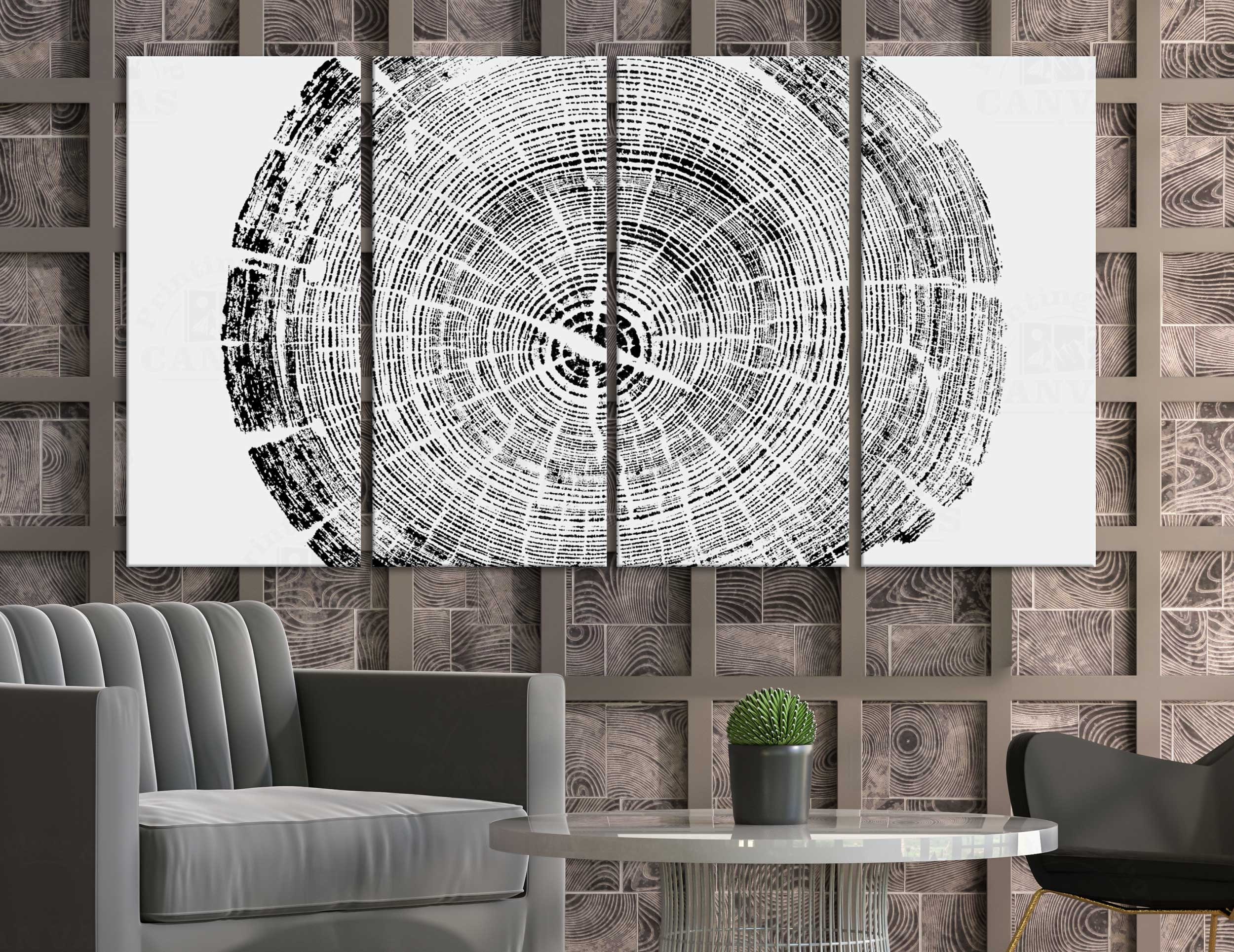 Floating Frame Tree Ring Print Tree Ring Art Print Large Art | Etsy