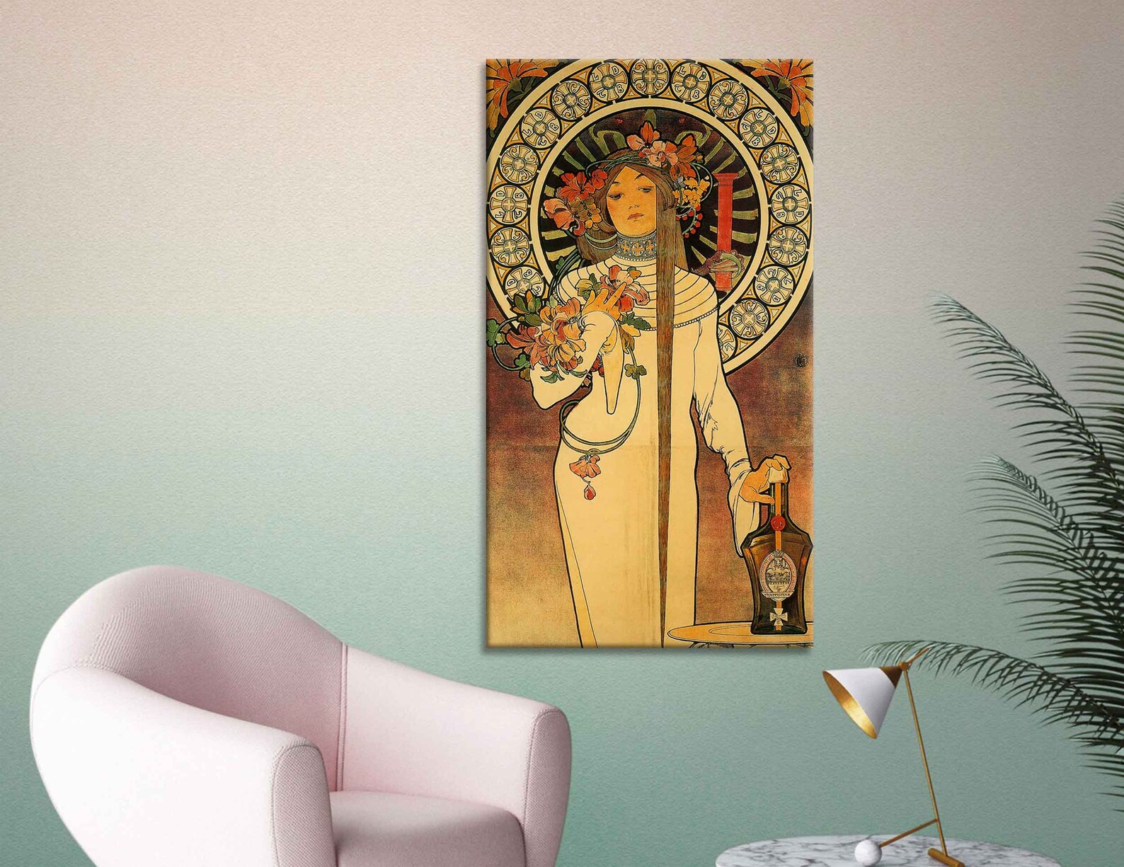 Art Nouveau Poster, the Trappistine by Mucha, Vintage Poster, Stunning ...