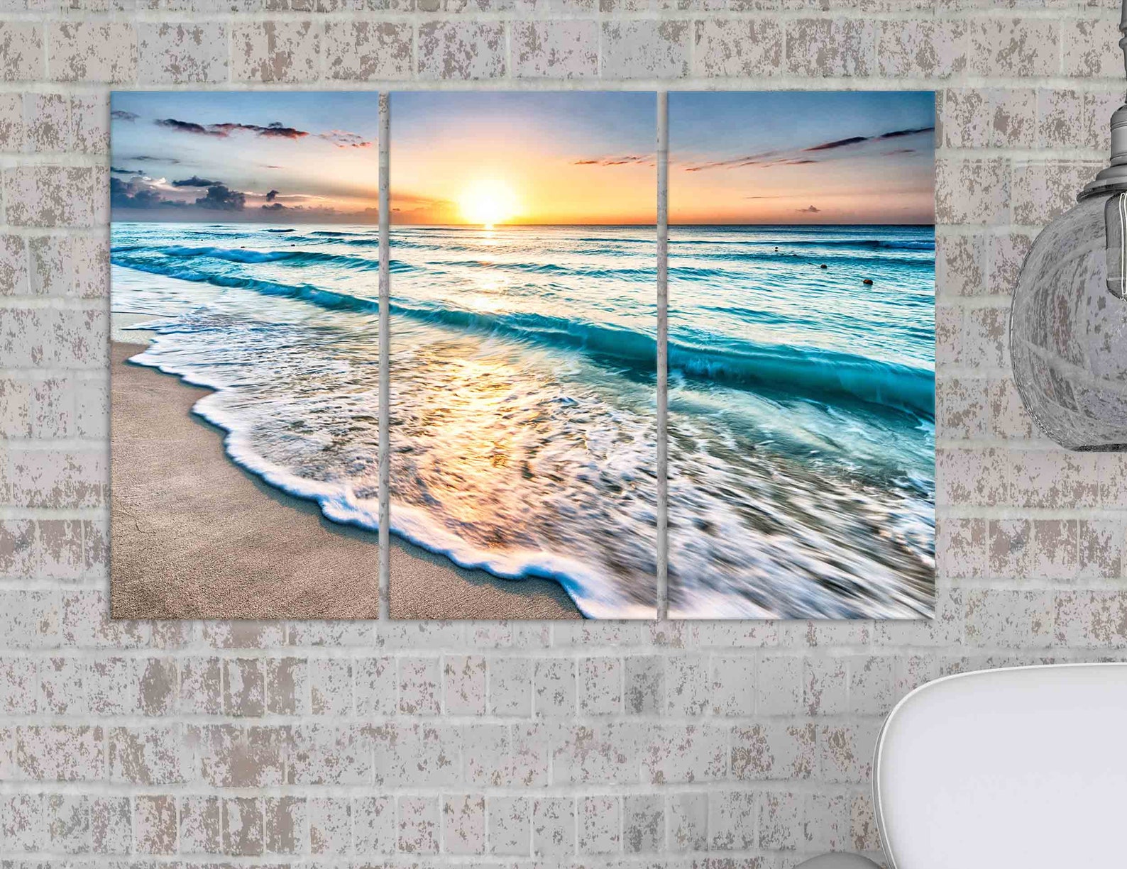 Aerial Beach Poster Beach Canvas Print Beach Wall Art Sea - Etsy