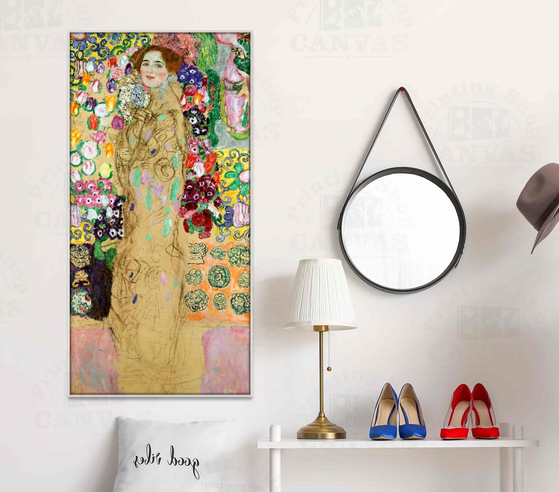 Gustav Klimt Dame maria Munk 1917/18 Fine Art Poster in - Etsy