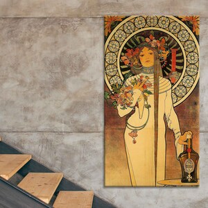 Art Nouveau Poster, the Trappistine by Mucha, Vintage Poster, Stunning ...