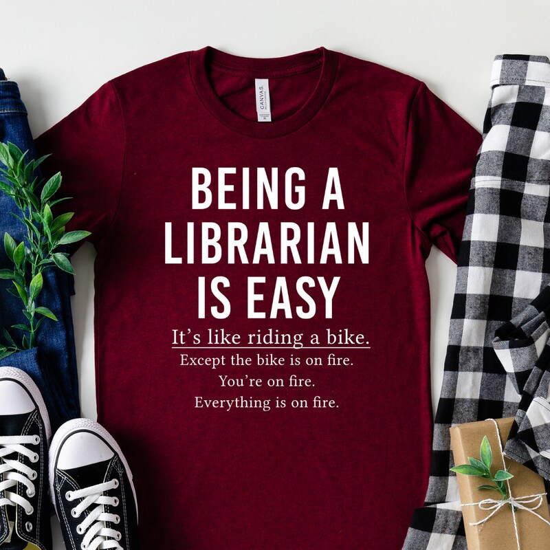 Librarian Shirt - Etsy
