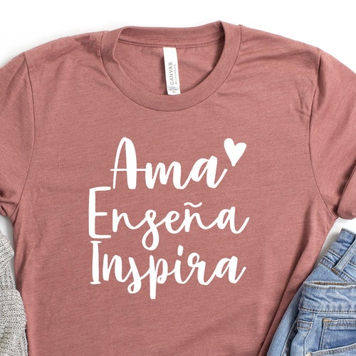 Maestra Shirt Spanish Teacher Shirt Bilingual Teacher T Etsy