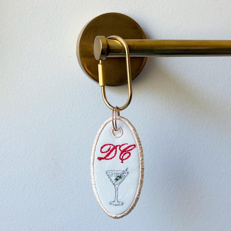 Custom Martini Key Chain - Etsy