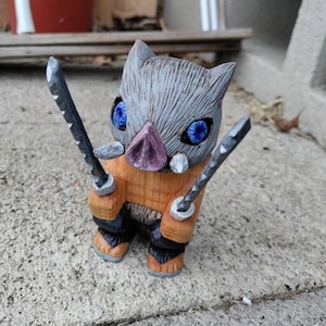 Demon Slayer Fanmade Handcarved Set - Etsy
