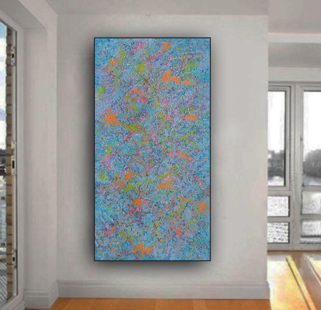 Vertical Jackson Pollock Painting Style, 72 Expressionist Painting for ...