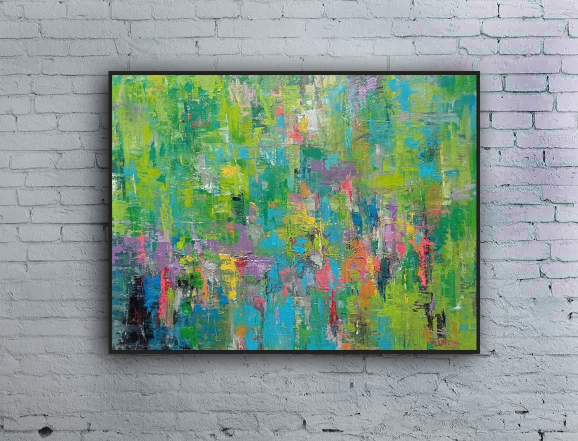 Large Abstract Painting Wall Art Office Home Decor Original - Etsy