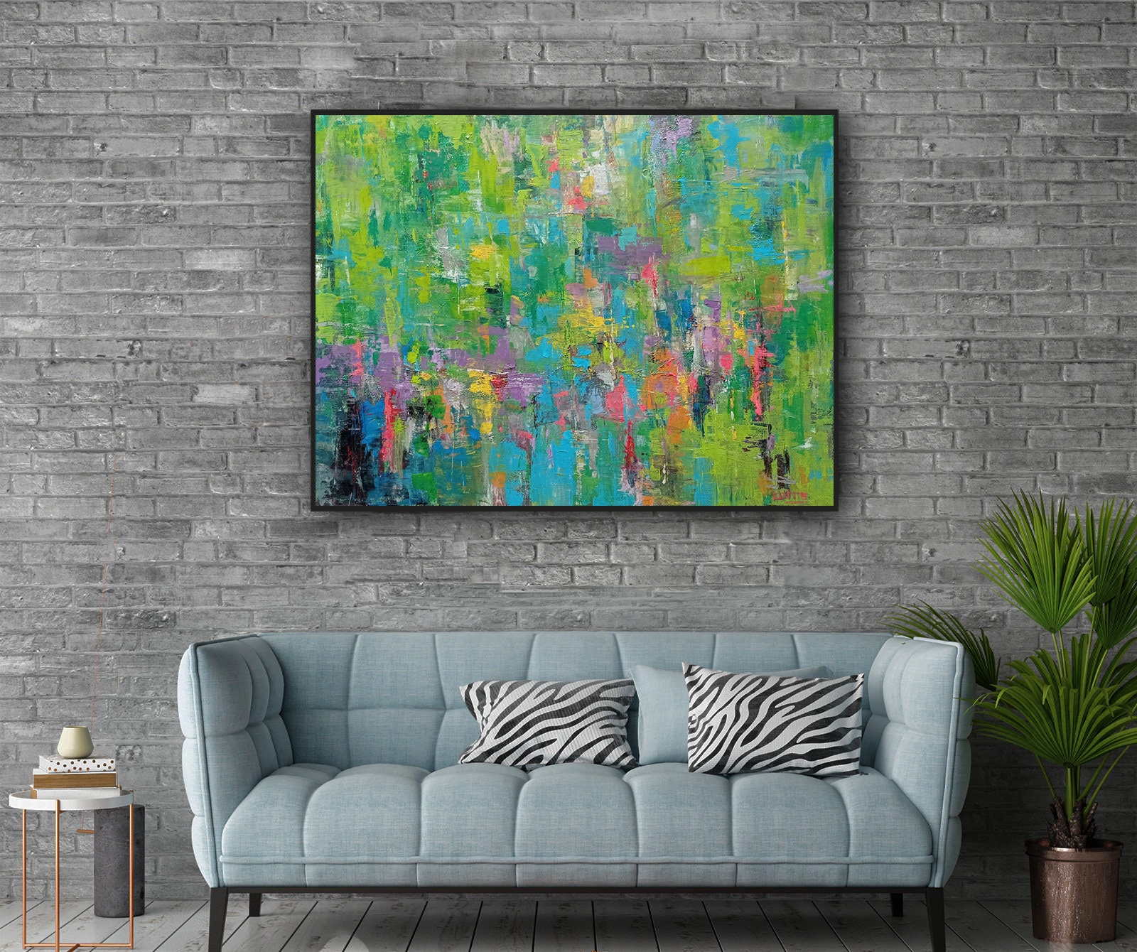 Large Abstract Painting Wall Art Office Home Decor Original - Etsy