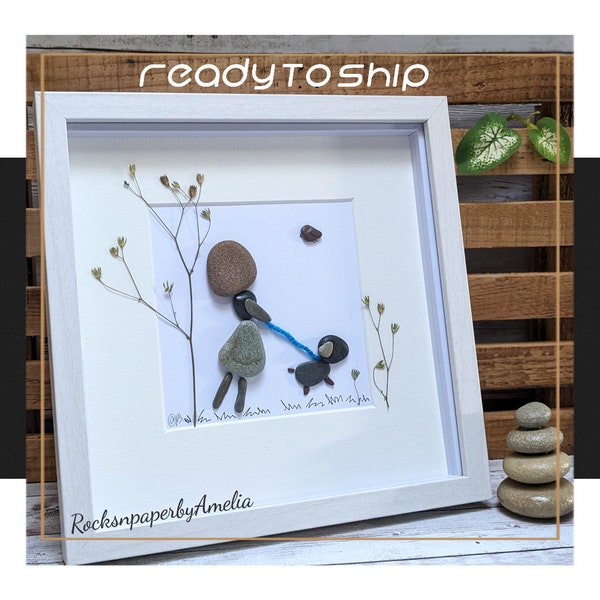 Cuadros con piedras - Etsy España