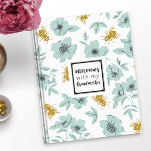 Blue Bumblebee Grandparents Memory Book Legacy Book, Interviews With ...