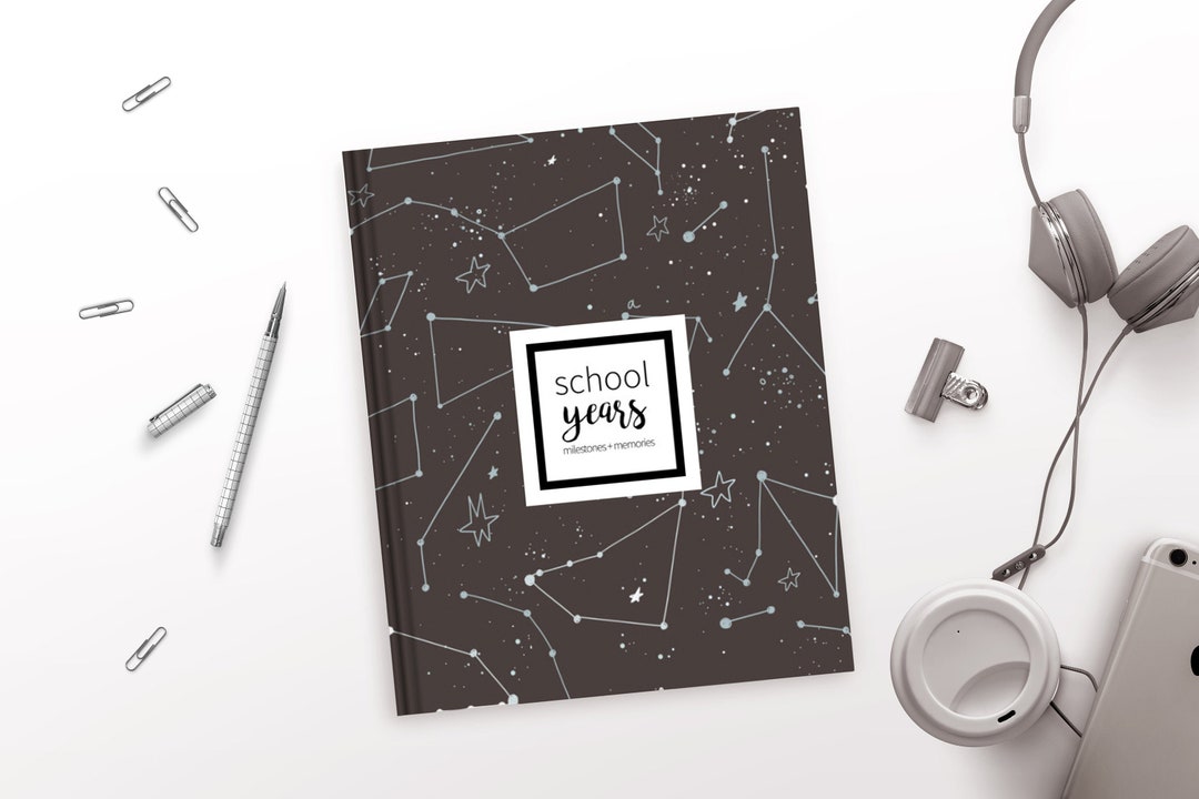Constellations School Memory Book | School Album, Back to School Gift ...