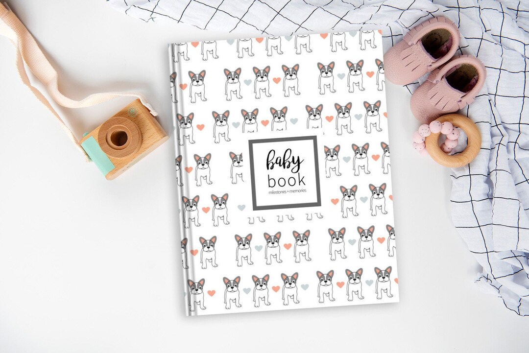 Dog Baby Book | Baby Journal, Baby Shower Gift, Baby Memory Book, Gift ...