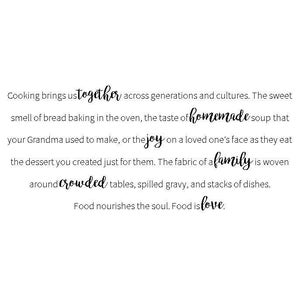 Family Recipe Book | Cookbook, Host Gift, Graduation Gift, Blank Recipe ...