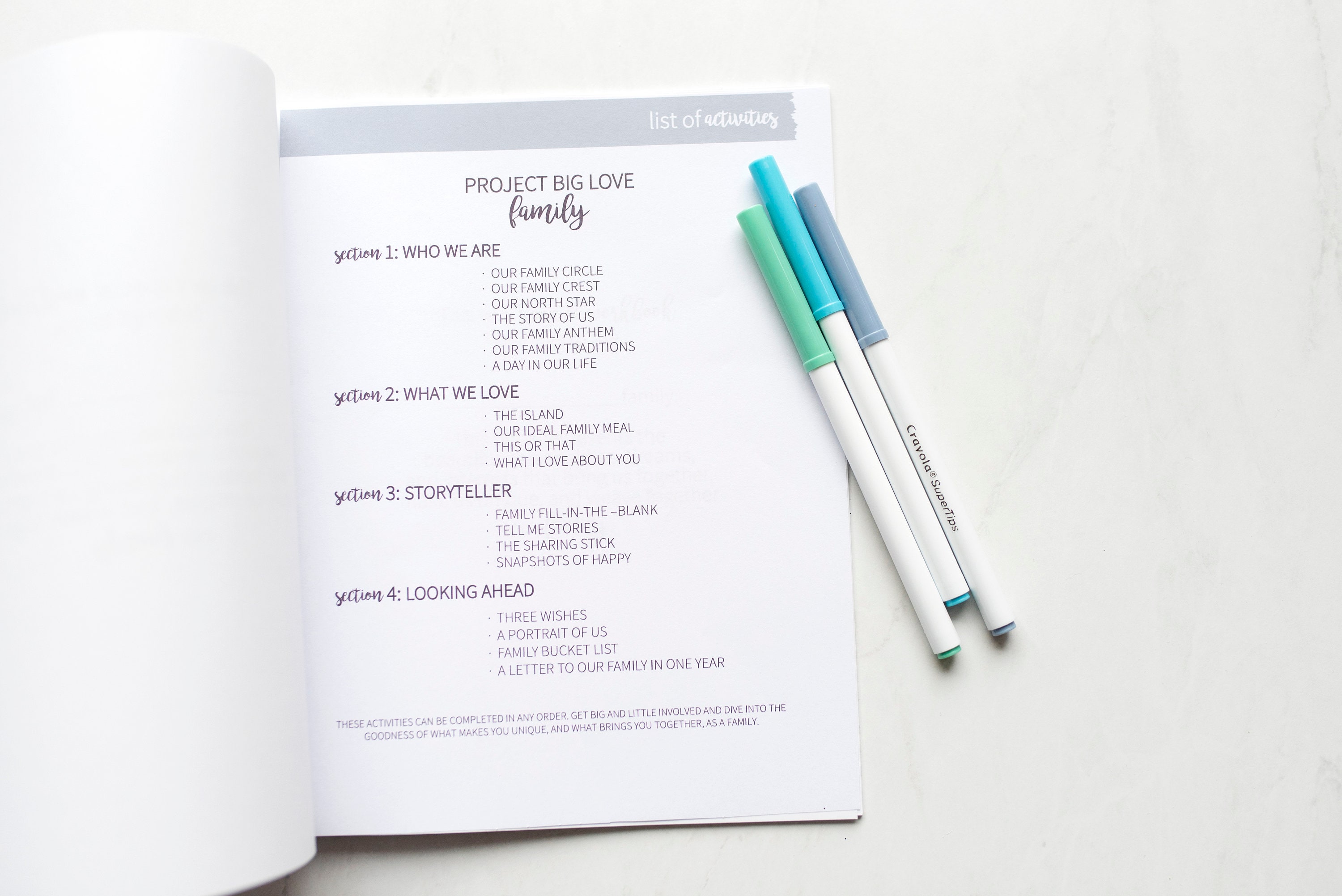 Digital Download Family Activity Book Printable Gift for - Etsy