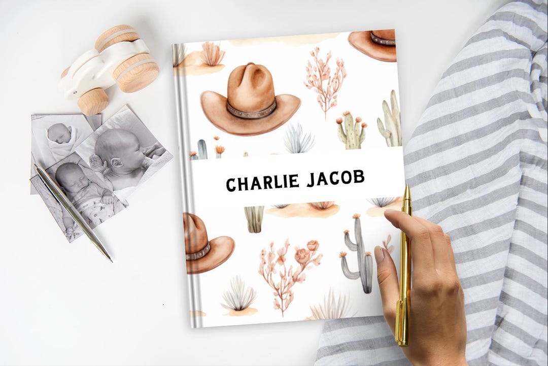Western Baby Book - Etsy