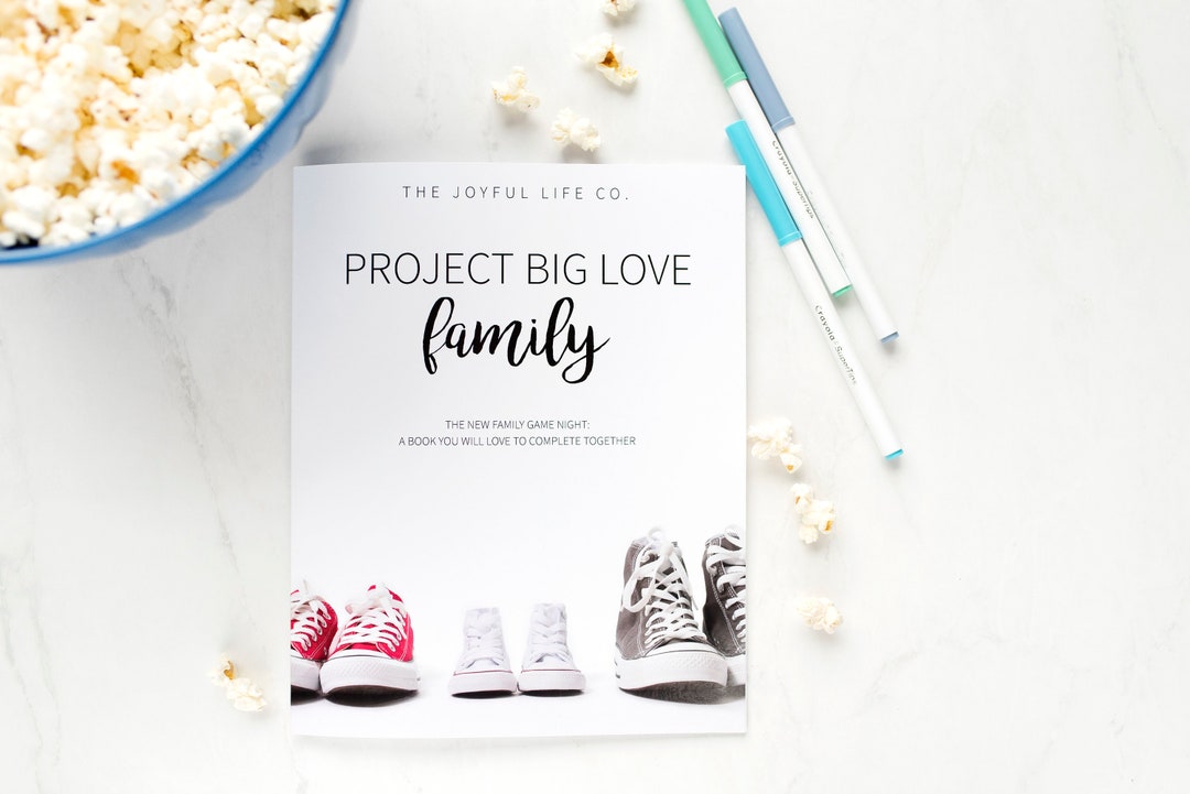 Family Activity Book, Family Workbook, Family Game Night, Gift for ...