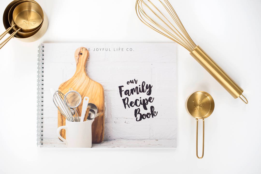 Family Recipe Book | Cookbook, Host Gift, Graduation Gift, Blank Recipe ...