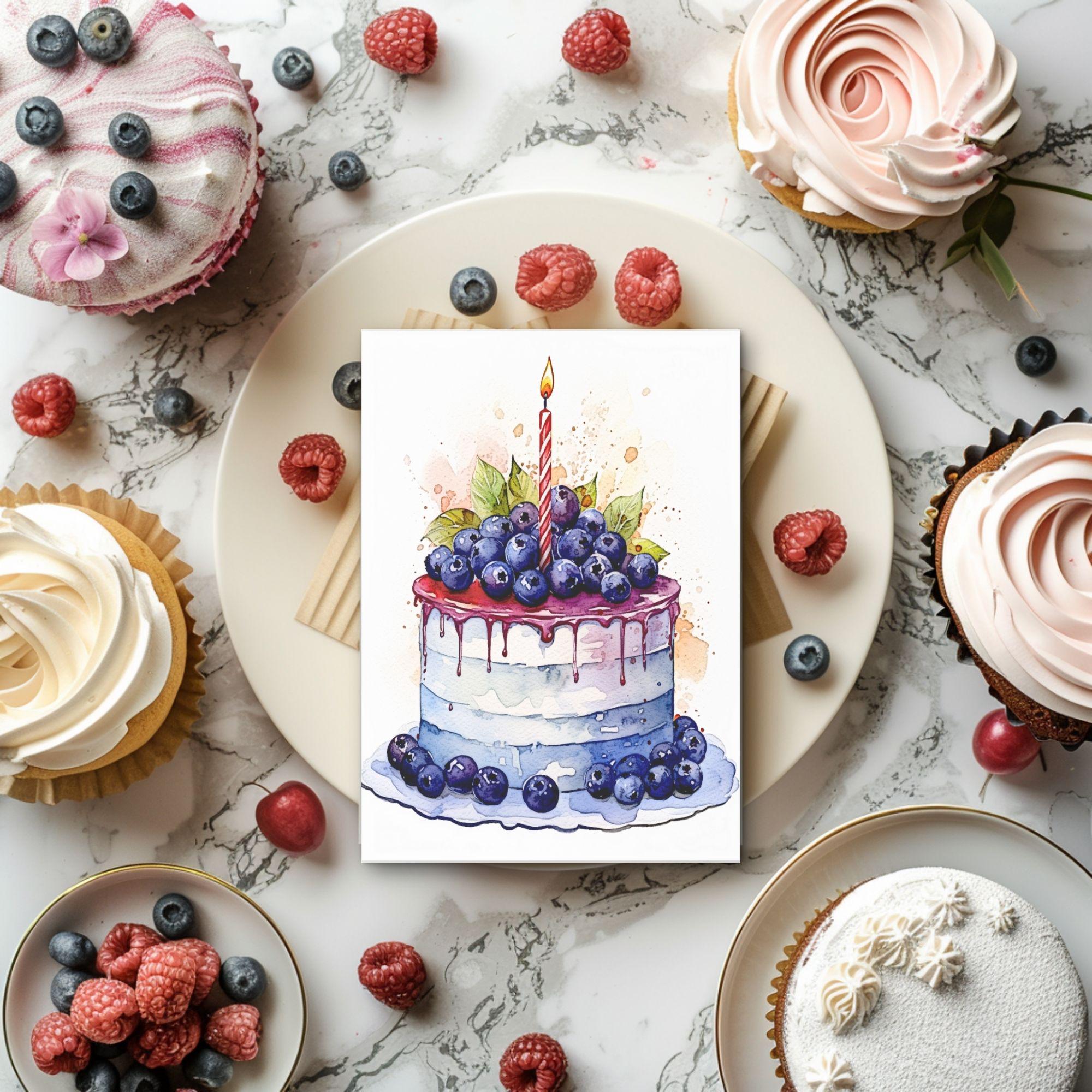 Happy Birthday Greeting Card Pack Magical Witchy Themed Postcard Bundle ...