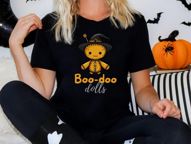Halloween Voodoo Doll T-shirt, Funny Graphic Tee - Etsy