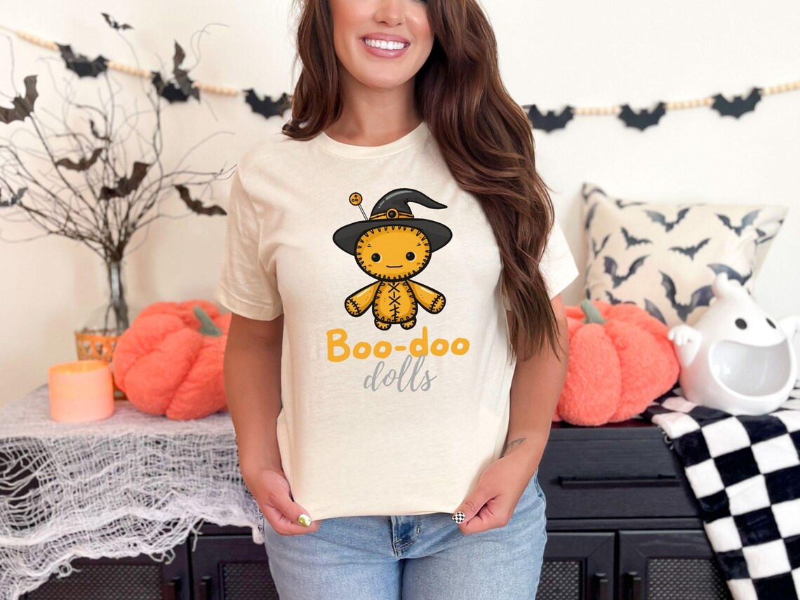 Halloween Voodoo Doll T-shirt, Funny Graphic Tee - Etsy