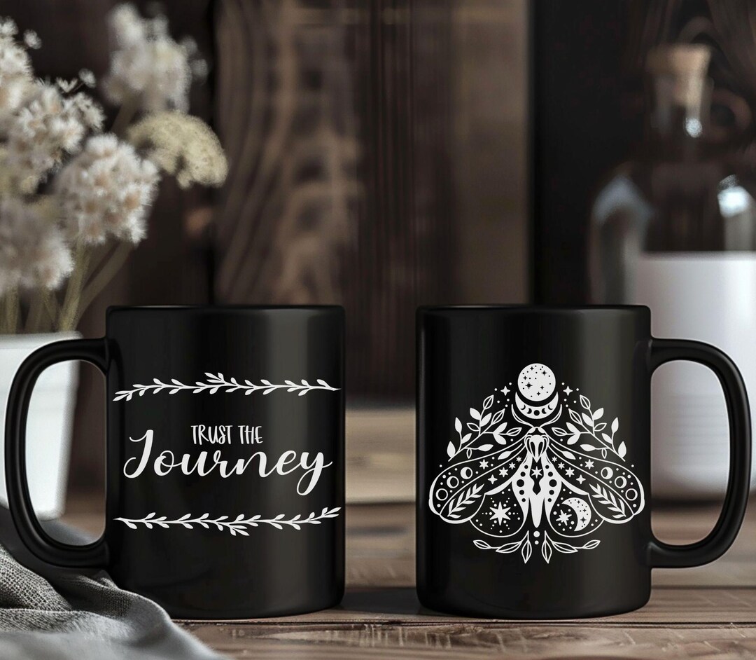 Trust the Journey Spiritual Mug Metaphysical Quote Coffee Mug Gift ...