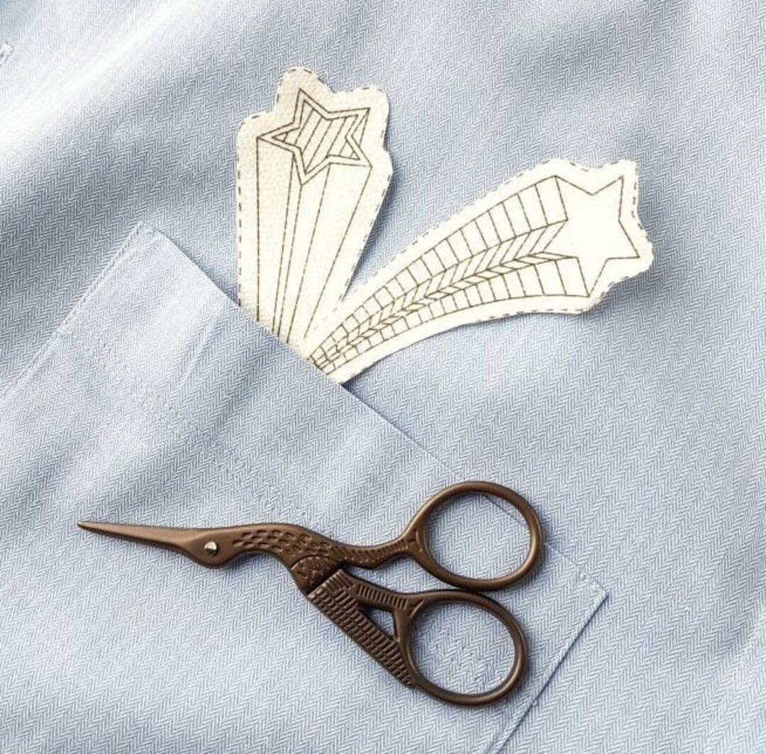 STICK & STITCH Shooting Stars 10 X Hand-embroidery Patches - Etsy