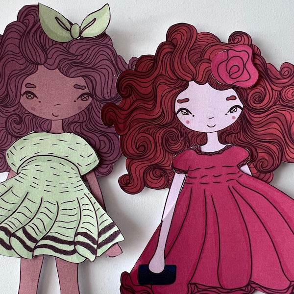 Katemade Paper Dolls - Etsy