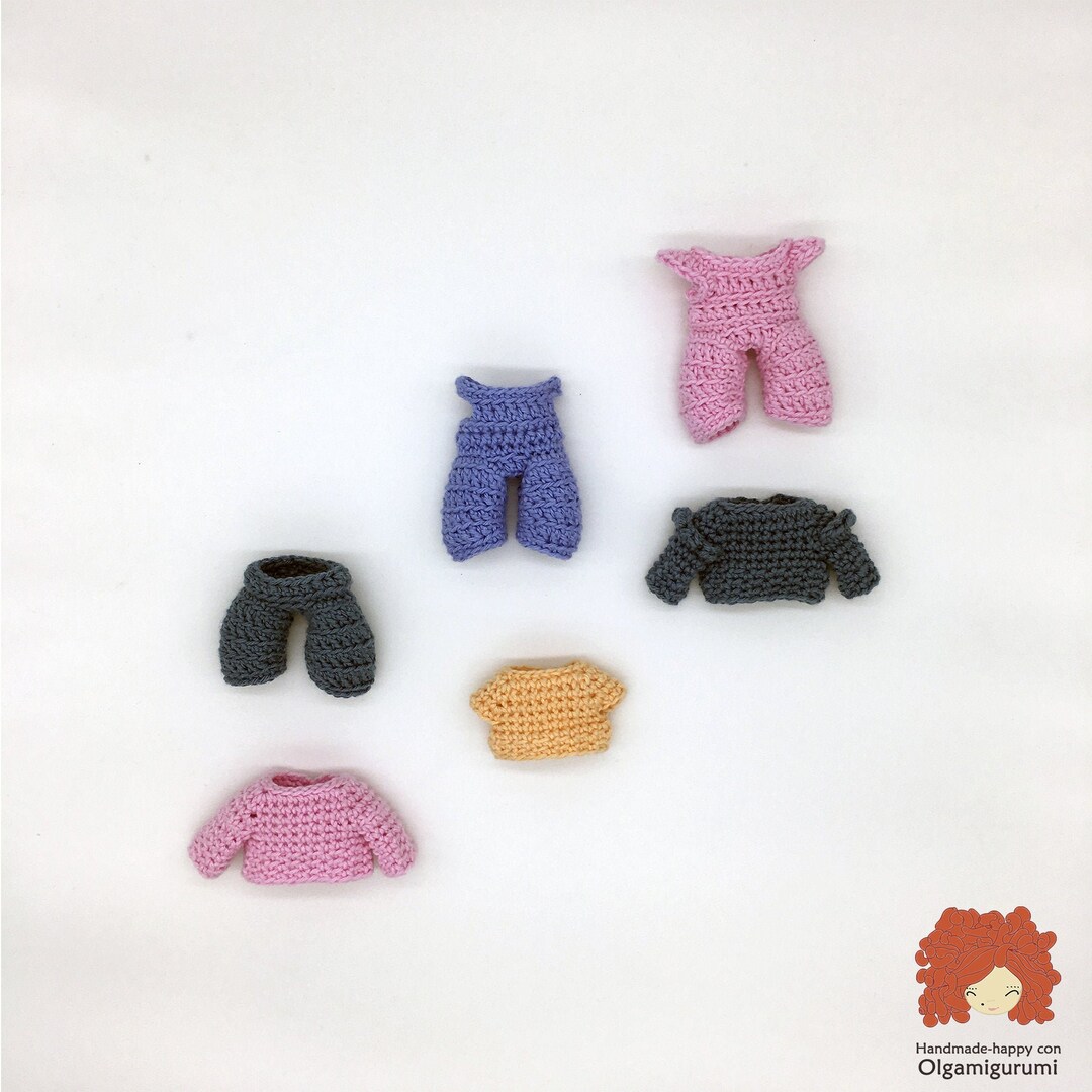 Crochet Pattern Set of Clothes for Eva the Doll/patrón De Ganchillo ...