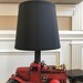 Red Fire Truck Lamp - Etsy