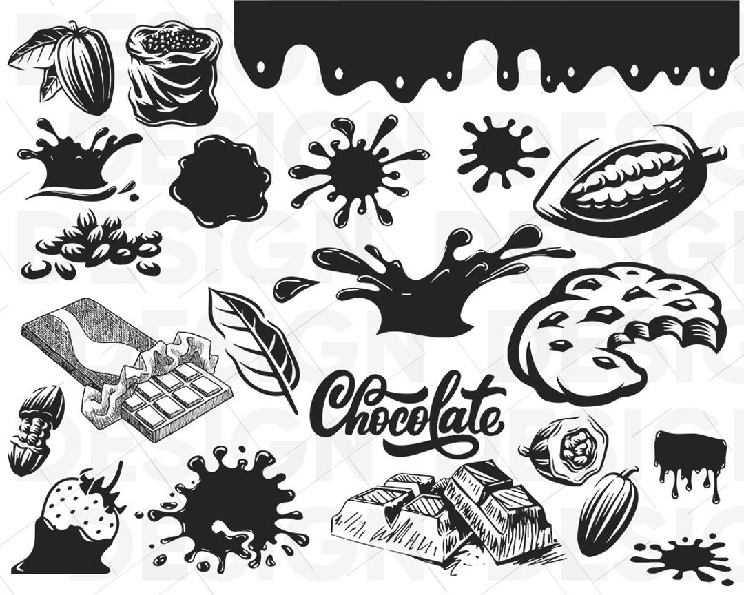 22 Chocolate Svg Bundle, Hot Chocolate Svg, Hot Cocoa Svg, Chocolate ...