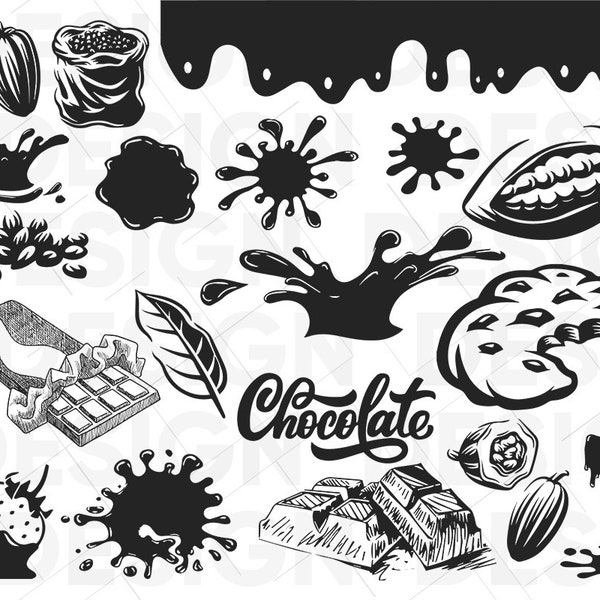 Chocolate Svg - Etsy