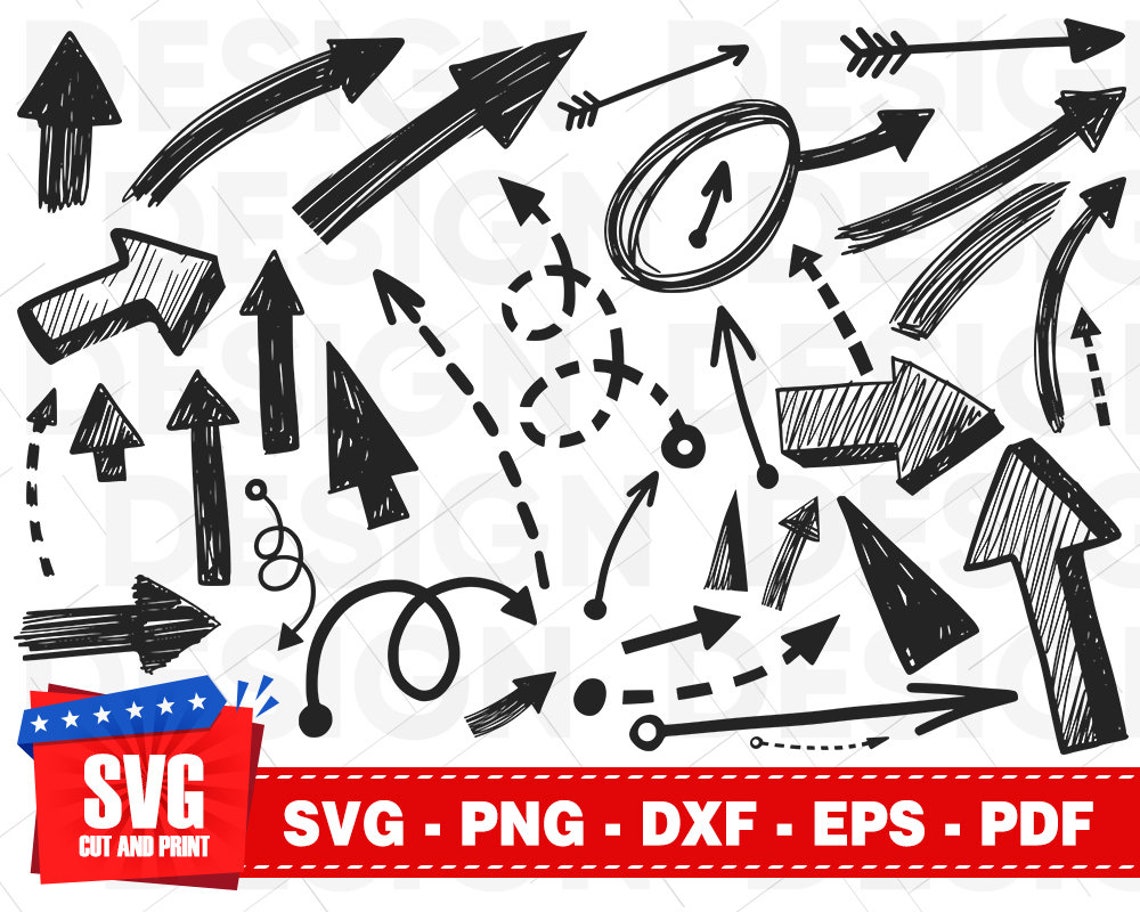 35 Arrow Svg Bundle Arrows Svg Arrow Clipart Arrow - Etsy