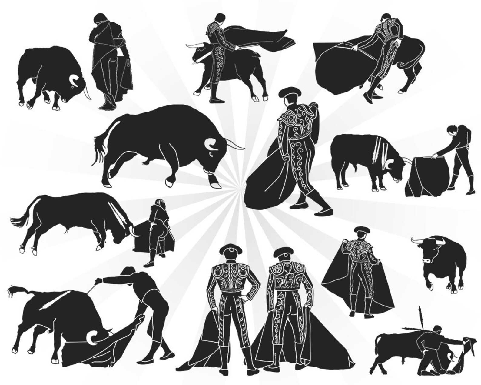 10 CORRIDA Svg, TORERO Svg, Bull Svg, Rodeo Svg, BULLFIGHT Svg, Matador ...