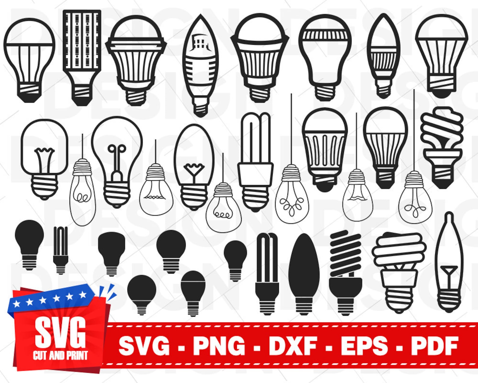 33 Bombilla svg bombilla clipart bombilla svg bombilla svg - Etsy España