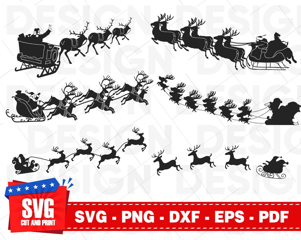 6 Santa Claus Svg Bundle Santa Clipart Santa Cut File Santa - Etsy