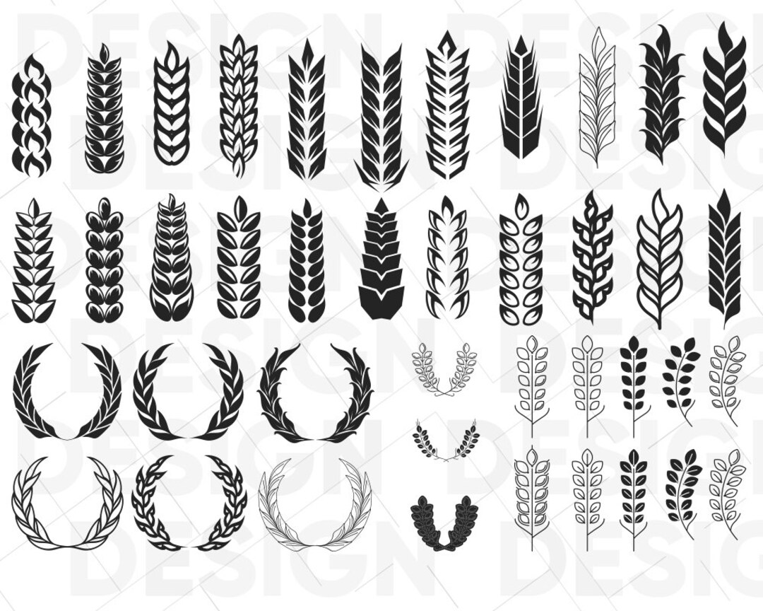 47 Trigo SVG Paquete Trigo SVG Grano Svg Trigo Clipart Trigo Archivos ...
