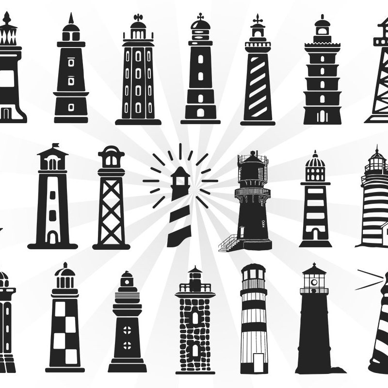 Lighthouse Decal - Etsy