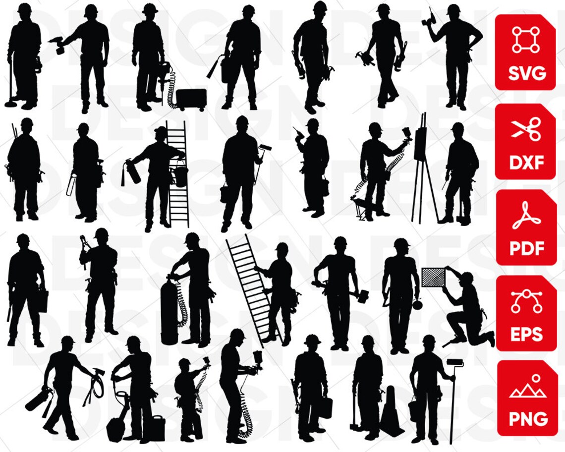 29 Worker Svg, Painter Svg, Builder Svg, Plumber Svg, Fathers Day Svg ...