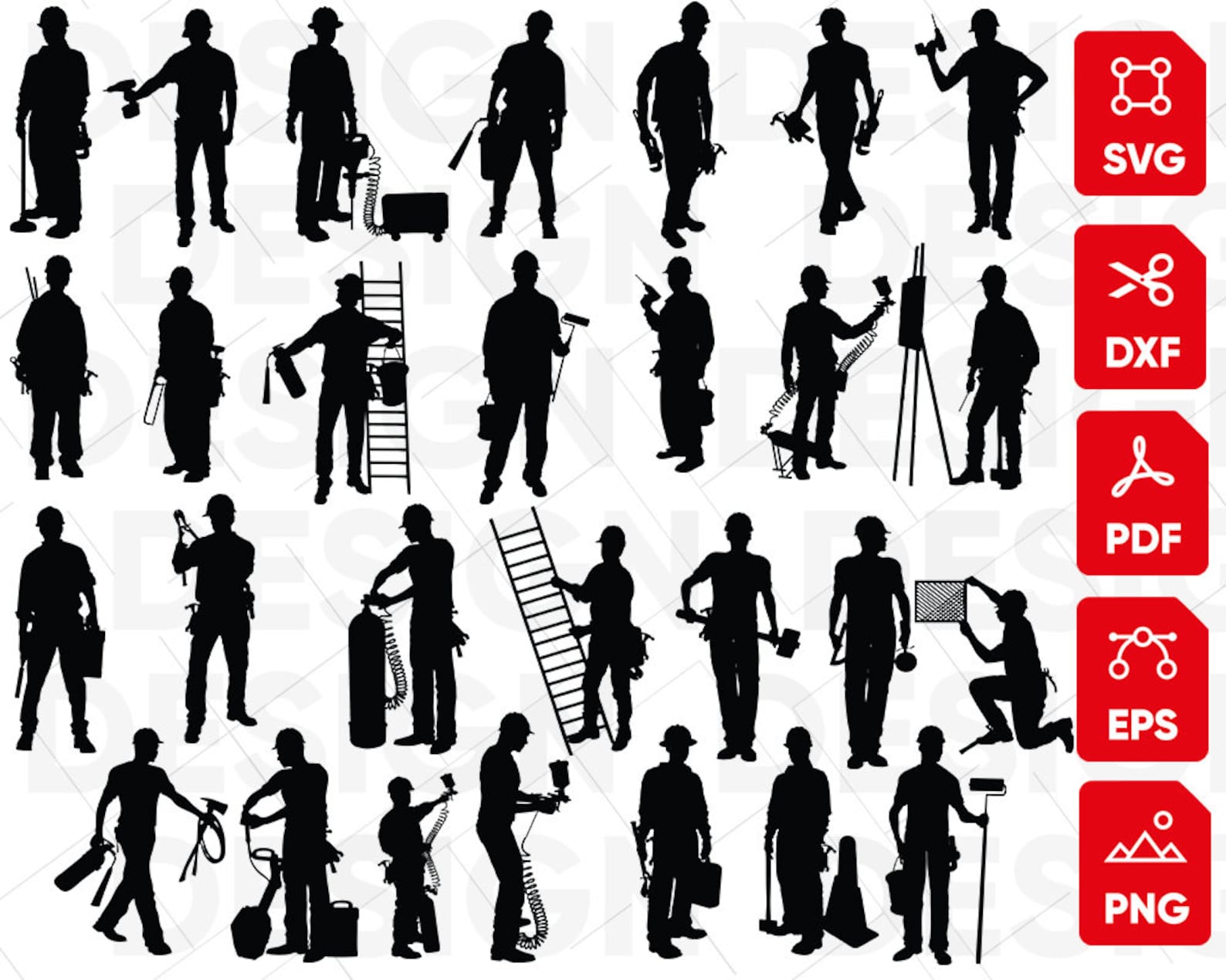 29 Worker Svg, Painter Svg, Builder Svg, Plumber Svg, Fathers Day Svg ...