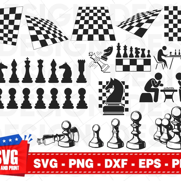 Chess Cut Files - Etsy