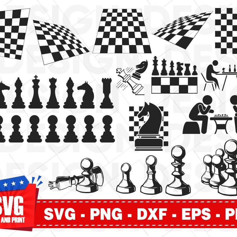 Chess Cut Files - Etsy