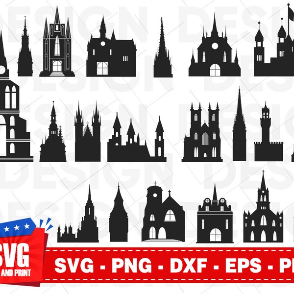 Catholic Church Clipart - Etsy