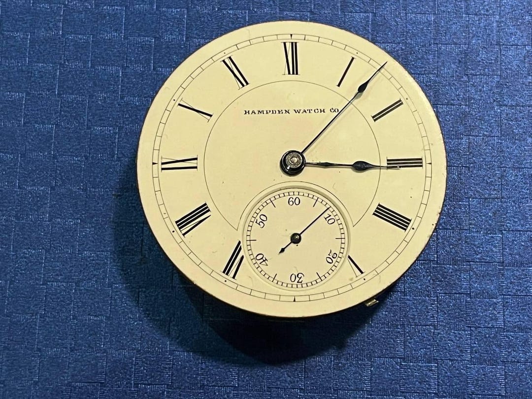 Hampden Pocket Watch Movement 18s - Etsy