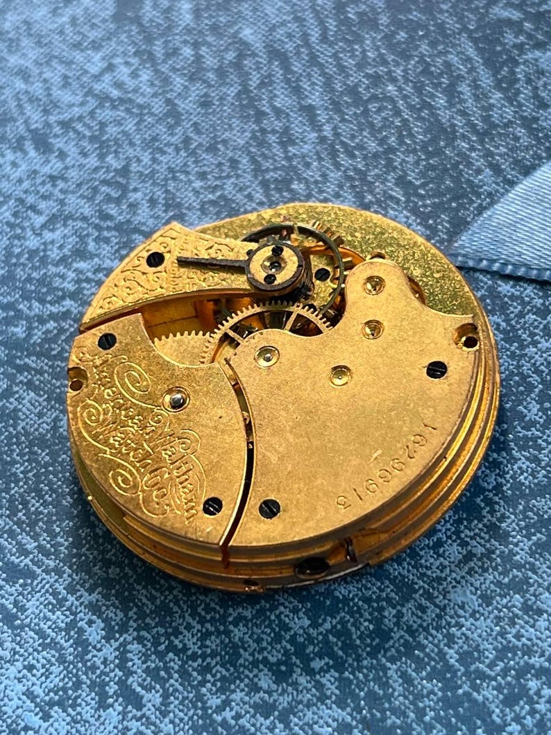 Waltham Pocket Watch Movement 6s - Etsy